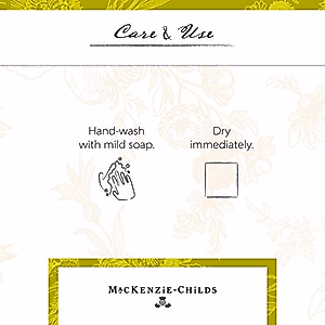 MACKENZIE-CHILDS Courtly Check Serving Bowl, Large 12-Inch Enamel Serving Dish