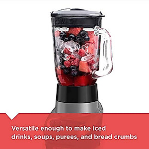 BLACK+DECKER BL1220SG, 6-Cup, Black/Silver