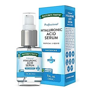 Nature's Truth Hyaluronic Acid Serum for Skin | 1 fl oz | Topical Liquid