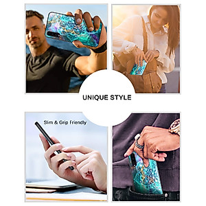 BENTOBEN Case for Samsung Galaxy A50 / A50s / A30s Case (2019), Slim Fit Glow in The Dark Soft Flexible Bumper Protective Shockproof Anti Scratch Cases Cover for Samsung Galaxy A50, Mandala in Galaxy
