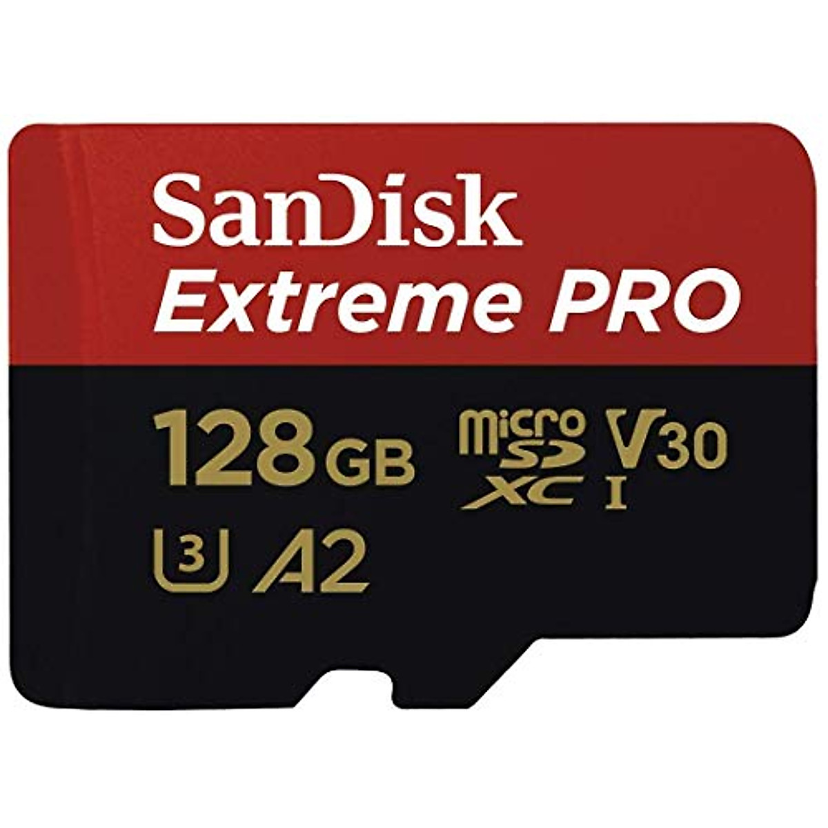 SanDisk Extreme PRO 128GB Micro SDXC UHS-I U3 A2 V30 170MB/s Memory Card with Adapter. Full HD and 4K Ultra HD Video Recording