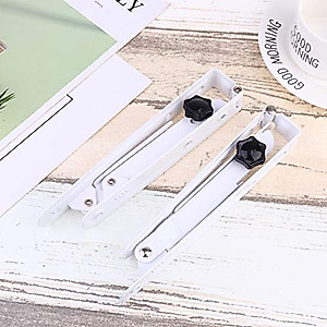 Cabilock 2 PCS Solar Panel Mounting Bracket Heavy Duty Solar Panel Support Foldable Iron Art Rack Solar Panel Tilt Leg for Home Shop