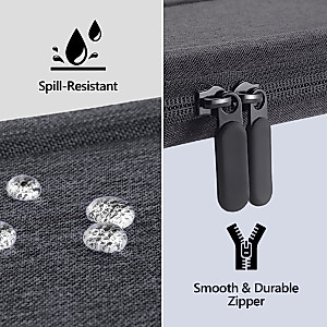 Case for Steam Deck, Portable Travel Carrying Case, Hard Shell Storage Bag Carry Case, Fits Steam Deck Console with TPU Soft Cover, Gifts for Men (Slim)