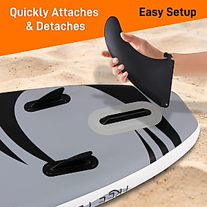 SereneLife Stand-Up Inflatable Paddle Water Fin - for Free-Flow Inflatable SUP Stand-Up Paddle Board Models SLSUPB06, SLSUPB08, SLSUPB105, SLSUPB125, SLSUPB135 & SLSUPB145 -PRTSLSUNEWFIN5