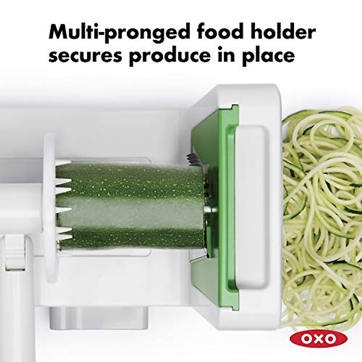 OXO Good Grips 3-Blade Tabletop Spiralizer with StrongHold Suction, White
