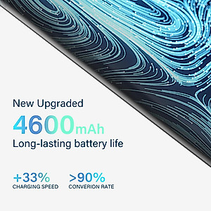 Qoutmcuy [2025 Upgraded] 4600mAh BL - 44E1F Replacement Battery for LG V20, Stylo 3/3 Plus (H918/H910/LS997/US996/VS995)