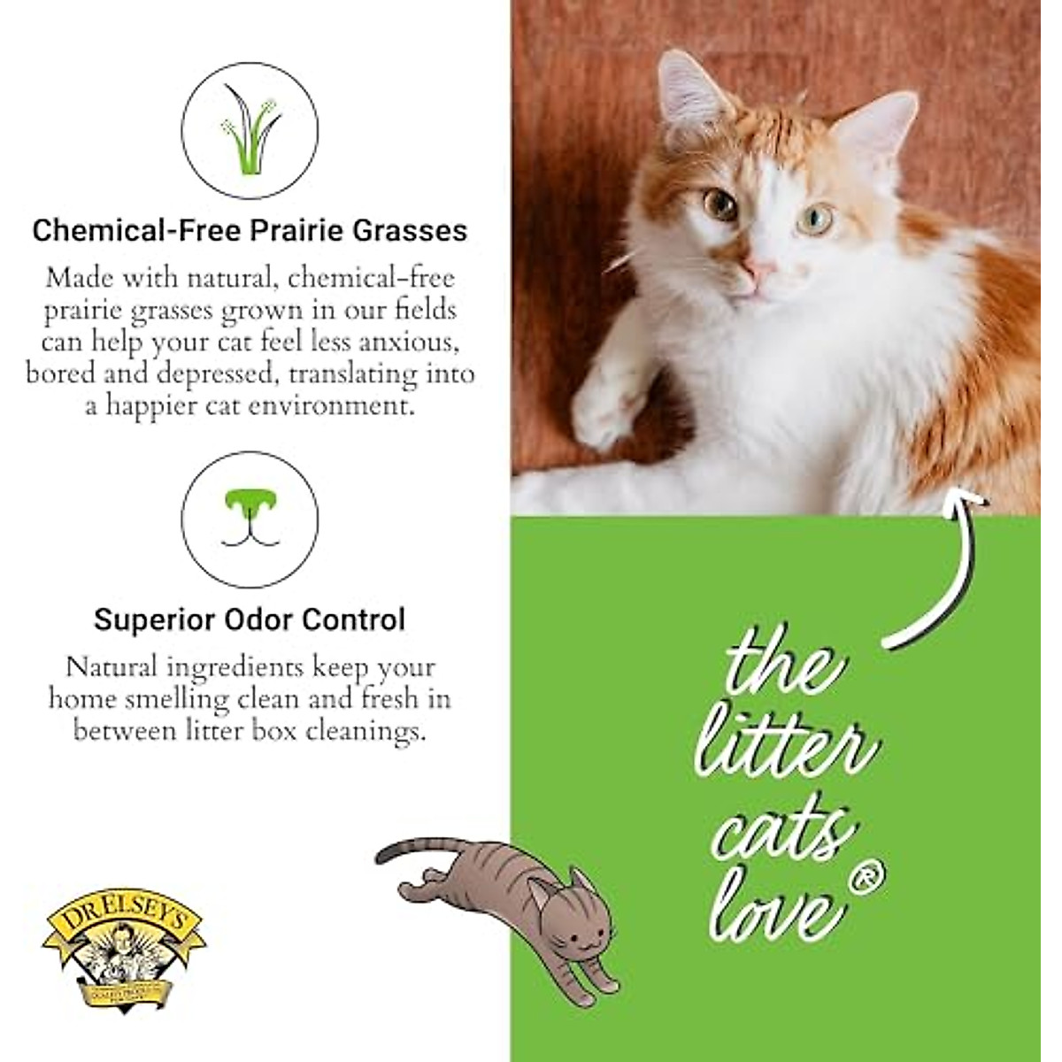 Dr. Elsey's Precious Cat Touch of Outdoors Litter Bag, 20 lb