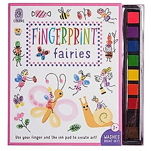 Fingerprint Fairies: (Kid's Activity Books, Art Books for Kids, Fairy Craft Books) (iSeek)
