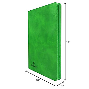 Zip-Up Album: 18-Pocket Green