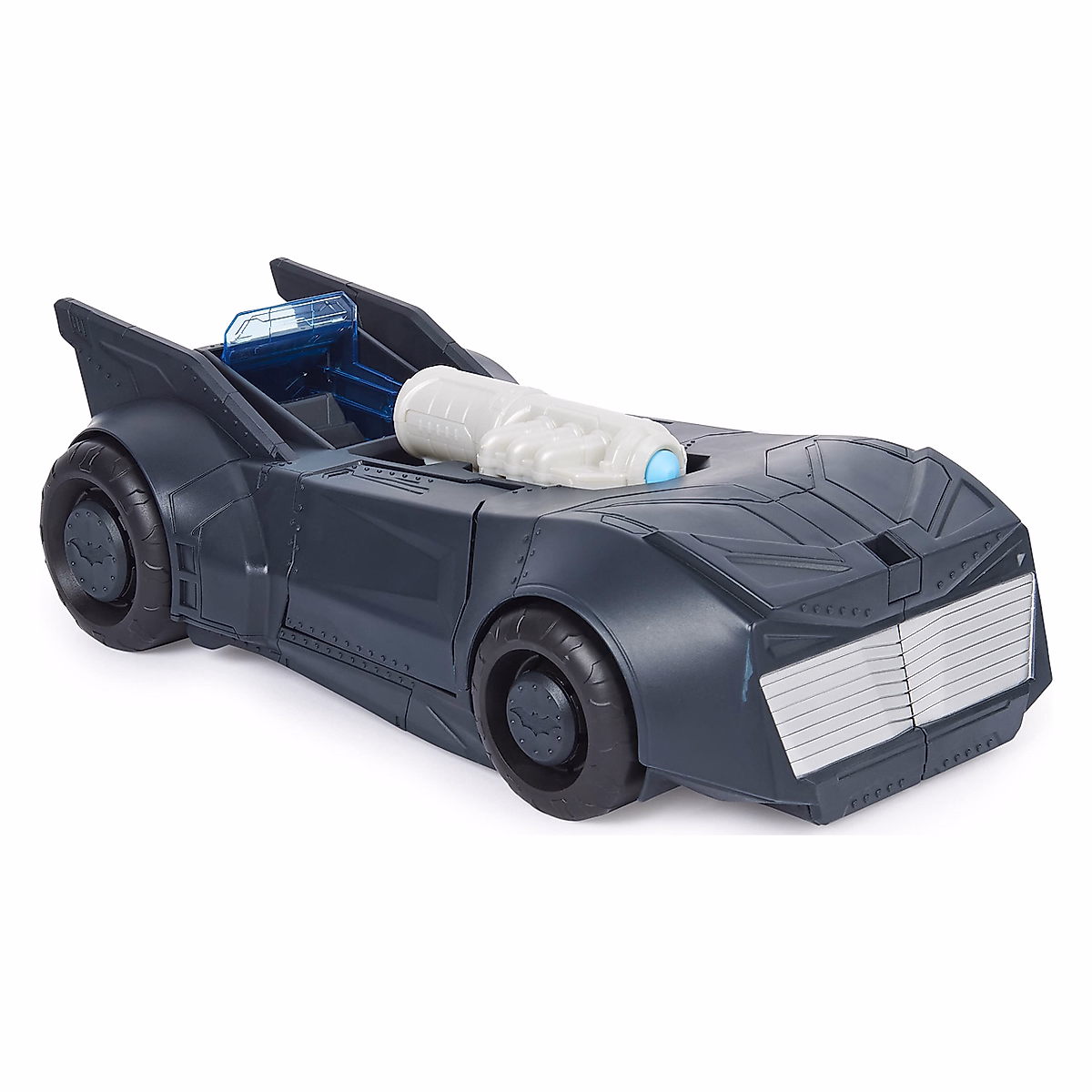 DC Comics Batman, Tech Defender Batmobile, Transforming Vehicle with Blaster Launcher, Kids Toys for Boys Ages 4 and Up