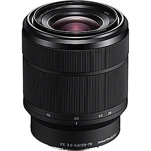 Sony a7 III Mirrorless Camera (Black) with Sony FE 28-70mm f/3.5-5.6 Bundle + Accessories (LED Light, 256Gb Memory, Extra Batteries and More)