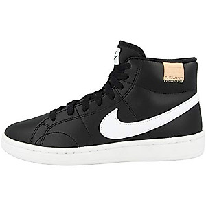 Nike Women's Sneaker, Black White, 12