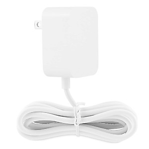 Power Cord for VTech VM901 VM919HD VM919-2HD VM819 VM819-2 PU Baby Monitor Handheld Screen Parent Unit (Not for Baby Unit Cam) Replacement 5V White Charger UL Aadpter with 5ft Cable - LEFXMOPHY