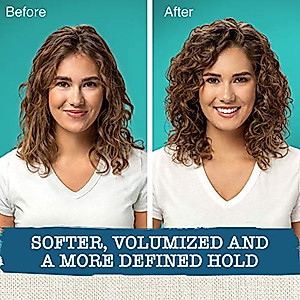 Maui Moisture Flexible Hold + Coconut Milk Curl Foam Mousse, for Curly Hair Styling, No Drying Alcohols, Parabens or Silicone, 8.5oz