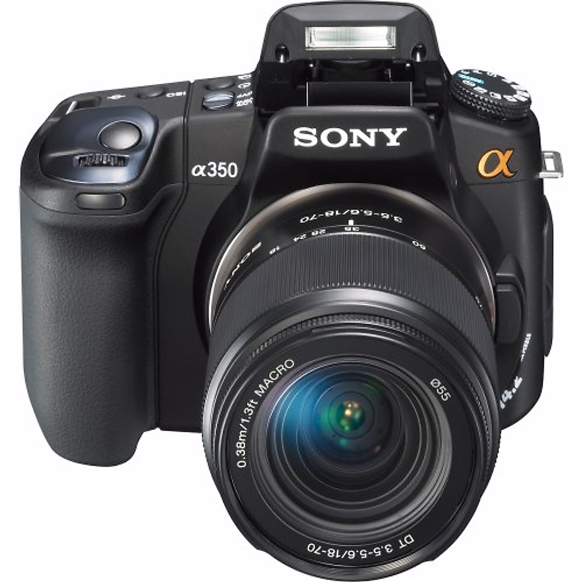 Sony Alpha DSLRA350X 14.2MP Digital SLR Camera with Super SteadyShot Image Stabilization with DT 18-70mm f/3.5-5.6 & DT 55-200mm f/4-5.6 Zoom Lenses