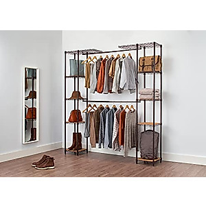 TRINITY Expandable Closet Organizer, Dark Bronze