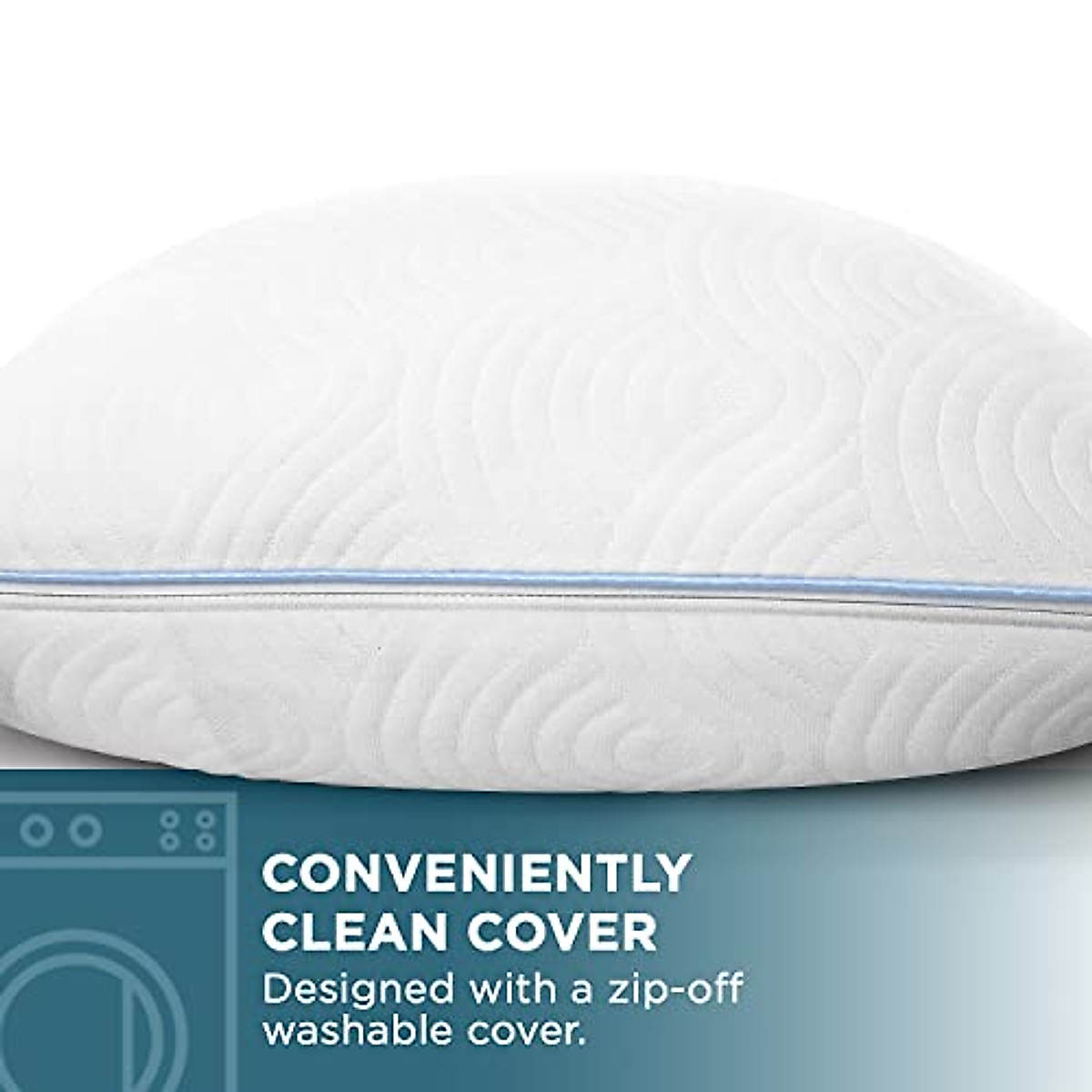 Tempur Bed Pillows, Queen, White