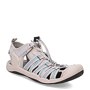 KEEN Women's Drift Creek H2 Closed Toe Water Sandals, Vapor/Porcelain, 8
