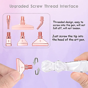 Praise V Do Diamond Painting Pen, Diamond Art Pen, Resin 7D Diamond Painting Pen Kit Tool Accessories Stylus Drill Pen with Metal placers for Diamond Painting Nail Art Decoration Diamond Art White