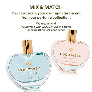 THE HEART COMPANY | Positivity in a bottle | Fresh Perfume for women | Vegan Gifts for women | Women's Eau de Parfum Spray 75ml - 2.5 fl oz.