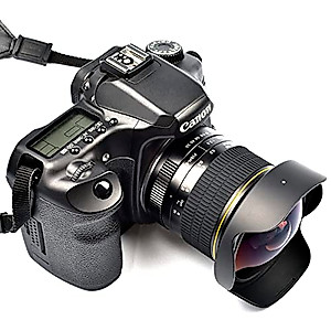 [Upgrade] Lightdow 8mm f/3.0 Aspherical MC Fisheye Lens for Canon EOS 1200D 760D 750D 700D 750D 600D 80D 70D 60D 77D Rebel T7i T6i T6s T6 T5i T5 T4i T3i SL2 Cameras