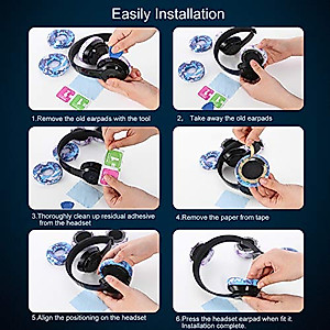 KAHHA Ear Pads,Replacement earpads Compatible with Beats Solo 2&3 Wireless Headphone Cushions with Noise Isolation Memory Foam/ECO Protein Leather(Camo Grey II)