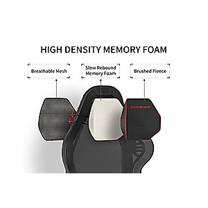 DXRacer Air Gaming Chair, Ultra-Breathable Mesh, 4D Armrests, Memory Foam Headrest, Magnetic Lumbar Support, Modular Design, Standard, Black and Red (Pro)