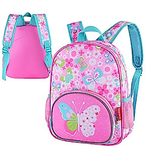 Daaupus 12-Inch girl preschool backpack,Kids Backpack for Boys & Girls, Perfect for Daycare and Preschool, Unique design print backpack for school and travel