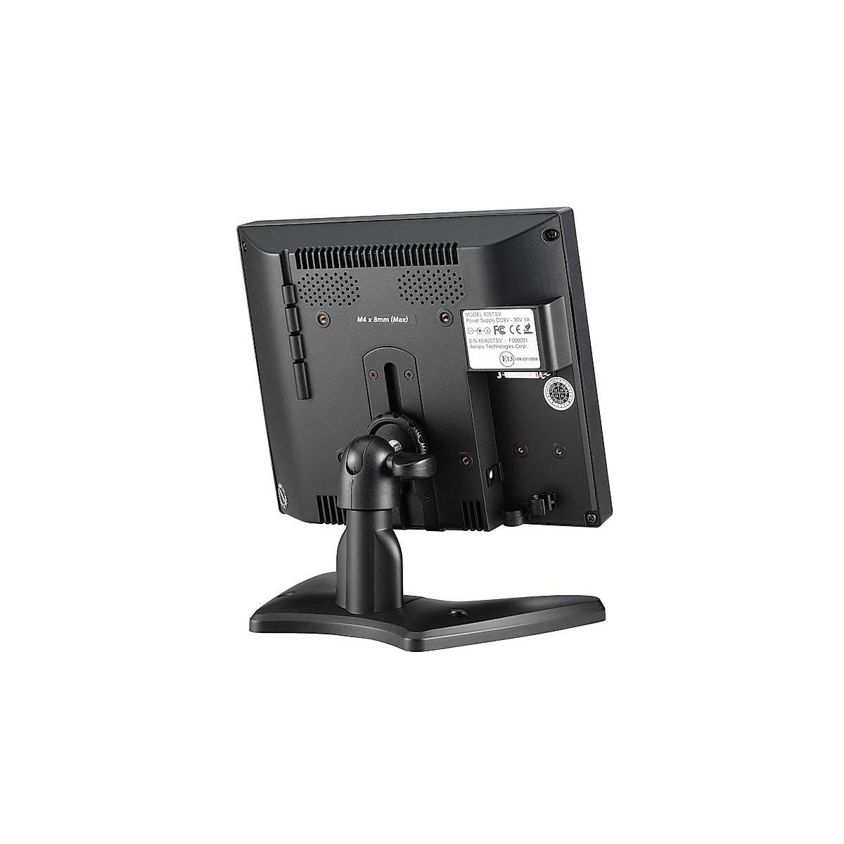 Xenarc 8" LCD Monitor with VGA and DVI Video Inputs 400 NIT 800x600 Native Resolution, 4x3 Aspect Ratio Contrast Ratio to 500:1-805YV