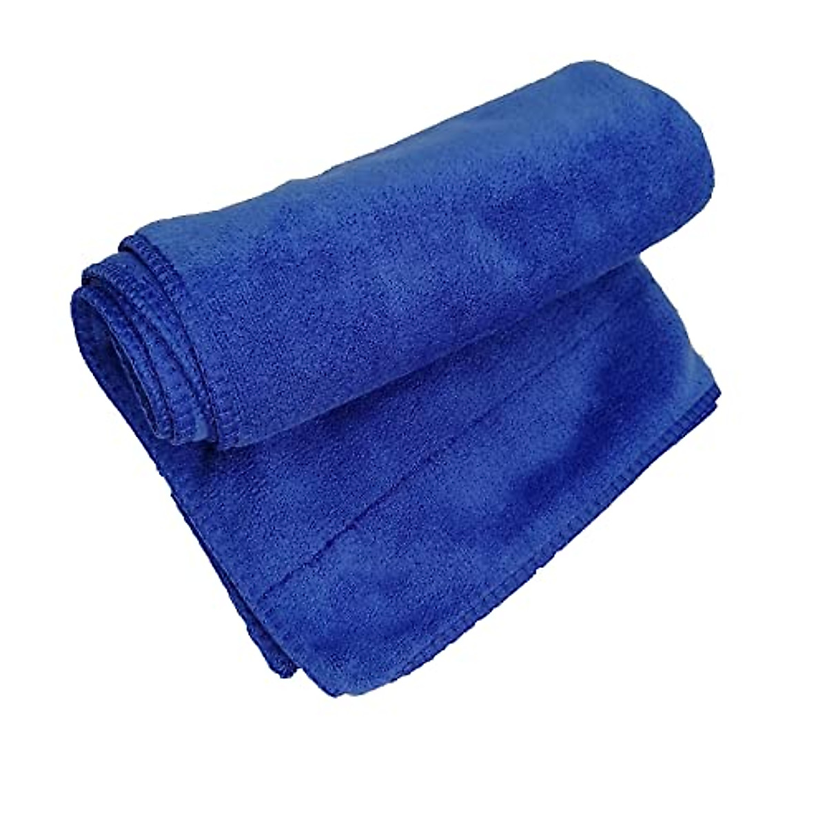 QIBAOACR Car Drying Towels Microfiber Towels 16" x 24" Car Wash Towel Pack of 2, Thicken Cleaning Cloths, Scratch-Free, Lint-Free, Drying Towels for Cars, Windows, Dishes, Auto, Kitchen Blue+Brown