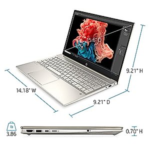 2022 HP Pavilion 15.6" FHD Touchscreen Laptop 11th Gen Intel Core i7-1165G7 24GB DDR4 1TB NVMe SSD Iris Xe Graphics HDMI USB-C WiFi-6 Bluetooth Backlit Keyboard Windows 11 Home w/ RATZK 32GB USB