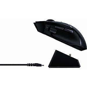 Razer Basilisk Ultimate HyperSpeed Wireless Gaming Mouse w/Charging Dock 20K DPI Optical Sensor - Chroma RGB - 11 Programmable Buttons - 100 Hr Battery - Classic Black (Renewed)