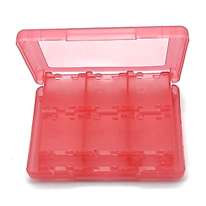 AMZXR 26-in-1 Game Holder Card Case with Fits up to 22 Games 2 SD Cards 2 Micro SD/TF Cards and 2 Stylus Pens for NEW 3DS / NEW 3DS XL / NEW 3DS LL / 3DS XL -white