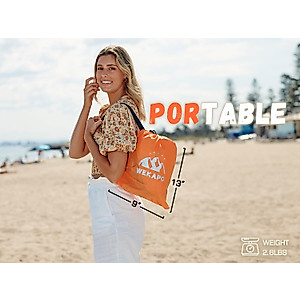 WEKAPO Inflatable Lounger Air Sofa Hammock-Portable,Water Proof& Anti-Air Leaking Design-Ideal Couch for Backyard Lakeside Beach Traveling Camping Picnics & Music Festivals