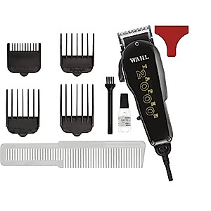 Wahl Professional Taper 2000 Adjustable Cut Clipper #8472-700 – Assorted Color Blade Attachments