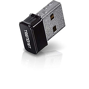 TRENDnet Micro N150 Wireless & Bluetooth 4.0 USB Adapter, Class 1, N150, Up to 150Mbps WiFi N, TBW-108UB Silver