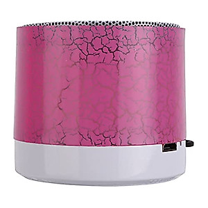 Act of Treason Mini Wireless Bluetooth Waterproof Speaker SD Card Portable Stereo LED Light For Smartphone Stereo Music Surround Bass Box,white