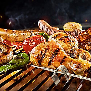 Upgraded Universal Meat Grill Thermometer Probe Holder Probe Clip for ThermoPro Pit Boss Traeger Weber BBQ Grill Oven Smoker Thermometer K-Type Thermocouple Ambient Temperature Reading(5pcs)