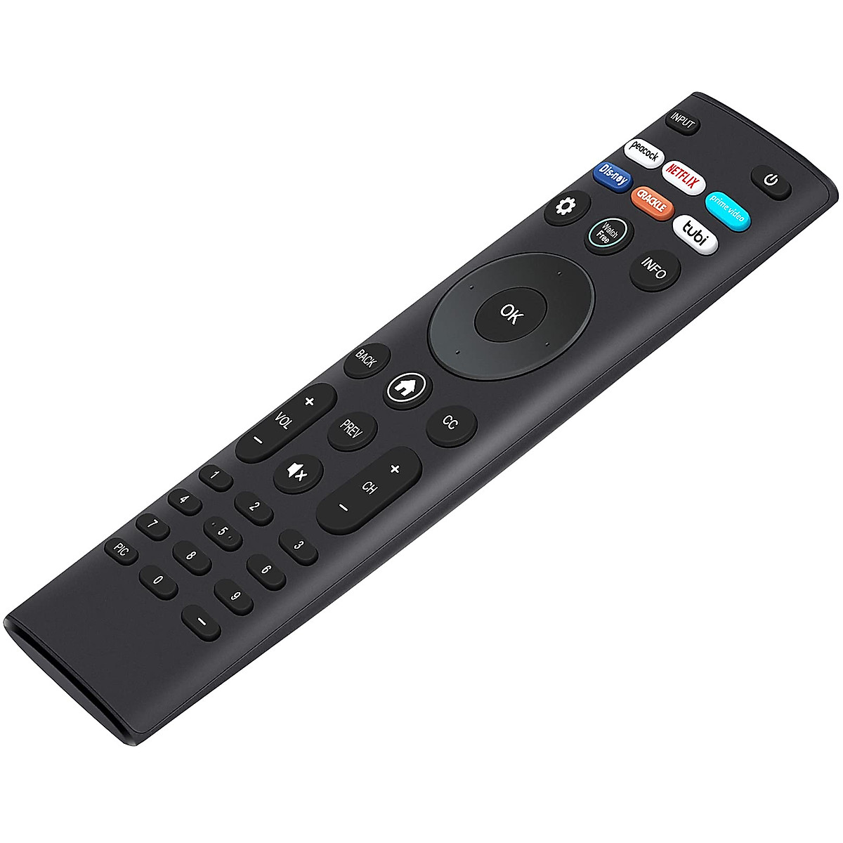 XRT140 Replace Remote Commander fit for Vizio V-Series P-Series M-Series Quantum OLED Smart TV D32FM-K01 P65Q9-J01 P75Q9-J01 D40FM-K09 V605-H3 V655-H19 V705-H3 M55Q8-H1 M586X-H1 V655-H9 V405-H19