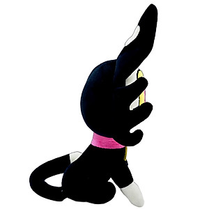 Wrohasil Hazbin Hotel Plush Angel Dust, Stuffed Animals Cursed Cat Alastor and Adam Plushies Figure Dolls, Helluva Boss Plush Toys Hugging Pillow, Gifts for Boys Girls (Keekee)