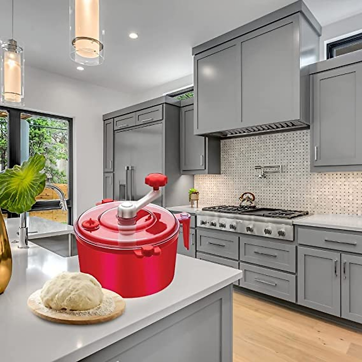 Plastic Atta Dough Maker with Beater, Chop & Churn 3 in 1 for Kitchen dough mixer dough kneader atta kneader dough machine