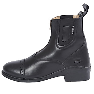 Dublin Evolution Zip Front Paddock Boots, Black, Ladies 8.5