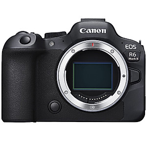 Canon EOS R6 Mark II Mirrorless Camera with Canon RF 24-105mm f/4 L is USM Lens + 2pc 64GB Memory Cards + LED Video Light + Spare Battery + Case & More (Renewed)