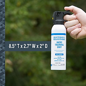 SABRE Frontiersman Practice Bear Spray, 7.9 oz Inert Canister, Practice Before You Go, Realistic Canister Increases Familiarity and Confidence in Use