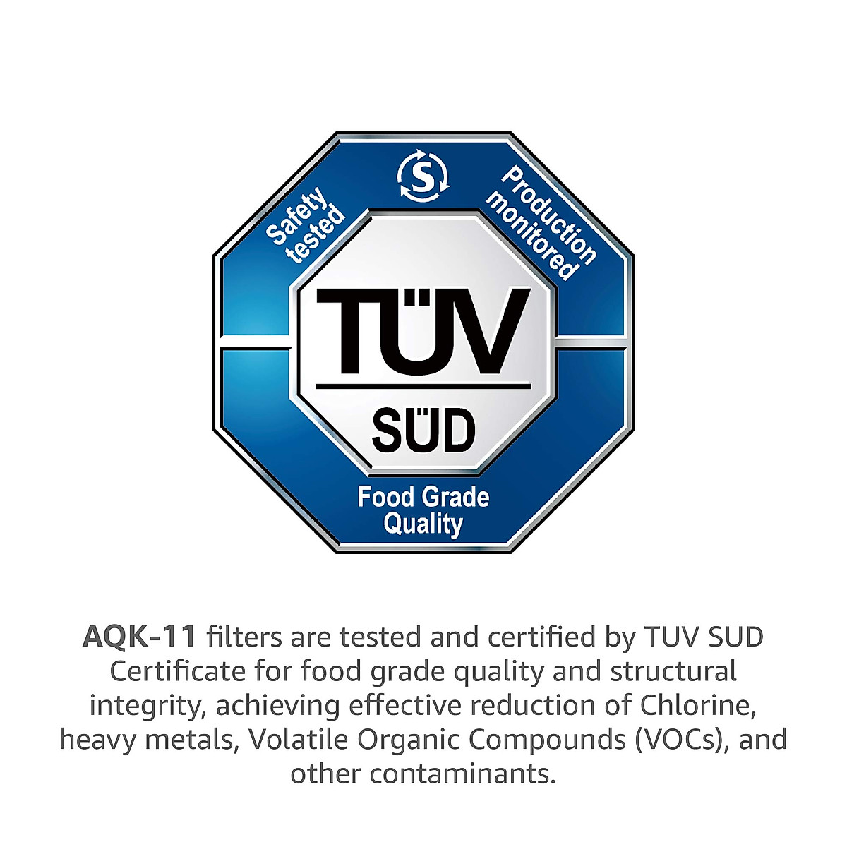 AQUACREST TÜV SÜD Certified Coffee Water Filter, Replacement for De'Longhi 5513292811, DLS C002, CFL-950, SER3017, ECAM/ETAM Series, EC680, BCO420 (Pack of 2, Packing may vary)