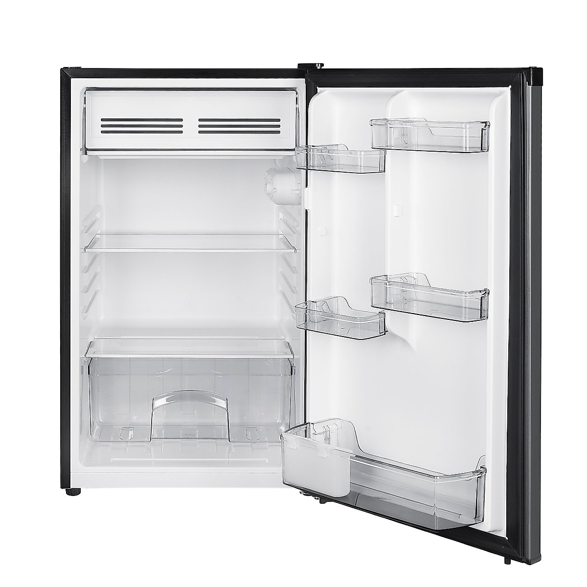 Premium Levella PRF446300HS 4.4 cu ft Mini Fridge in Silver