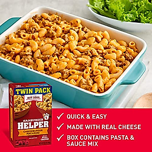 Hamburger Helper Cheeseburger Macaroni Twin Pack, 13.6 Oz