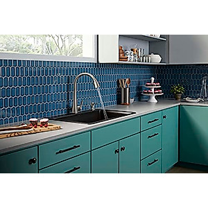 KOHLER R26281-SD-VS Maxton Touchless Pull-Down Kitchen Faucet with Soap Dispenser, Kitchen Sink Faucet with Pull Down Sprayer, Touchless Activation Faucet, Vibrant Stainless