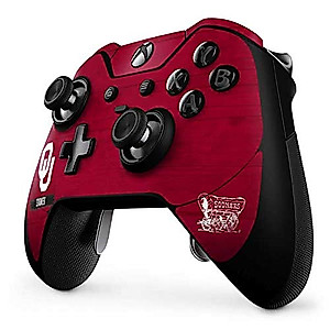 Skinit Decal Gaming Skin Compatible with Xbox One Elite Controller - Officially Licensed College Oklahoma Sooners Design