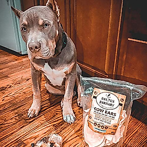 Premium Cow Ears For Dogs, Thick Cut & All-Natural Whole Ears, 100% Grass Fed Beef, No Additives Or Hormones, Safe Rawhide Alternative, Great Dog Treat Alternative To Pig Ears, Bully Sticks, Dog Bones